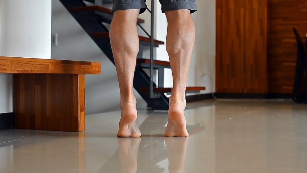How to get strong lean healthy Calf Muscles with calf raises + stretch ...